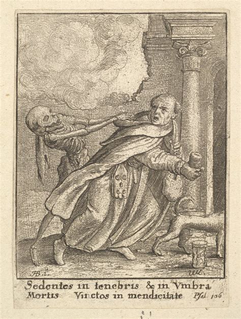 The Monk From The Dance Of Death 1651 Posters And Prints By Wenceslaus