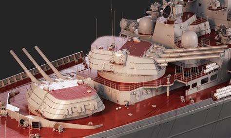Marshal Zhukov Class Modern Battleship R Blender