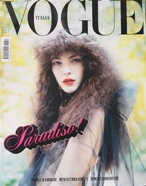Vogue Italia Vittoria Ceretti Elite Model Look