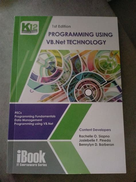 Programming Using Vbnet Technology Book Hobbies And Toys Books And Magazines Textbooks On Carousell