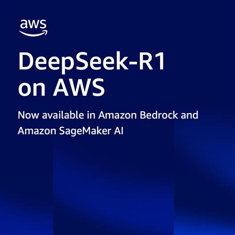 You Can Choose How To Deploy Deepseek R1 Models On Aws Today In A Few