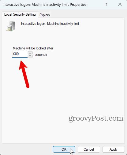 How To Make Windows Lock Automatically After A Set Amount Of Inactivity