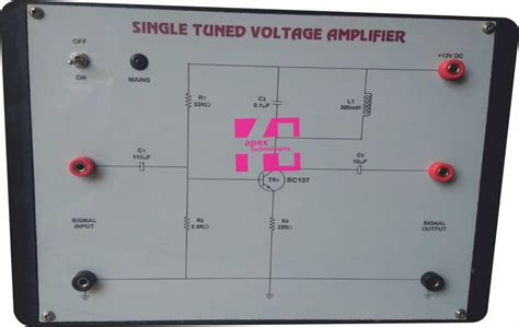 Single Tuned Voltage Amplifier
