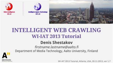 Intelligent Web Crawling Ppt
