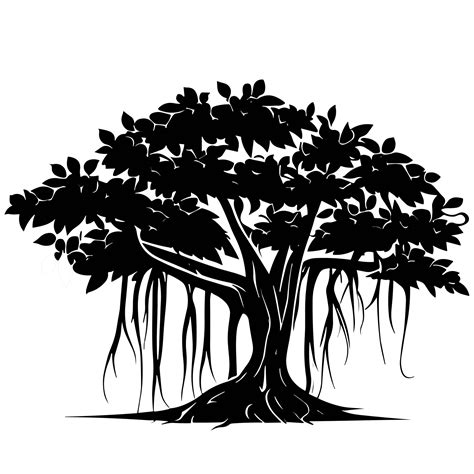 Clipart Tree Black