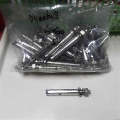 Jual Ready Stock] Dynabolt Dynabolt M6 X 60mm Ss 304 Shopee Indonesia