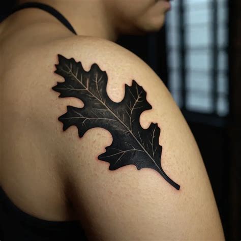 Oak Leaf Tattoo Meaning Symbolism 198 Designs Hbtat2