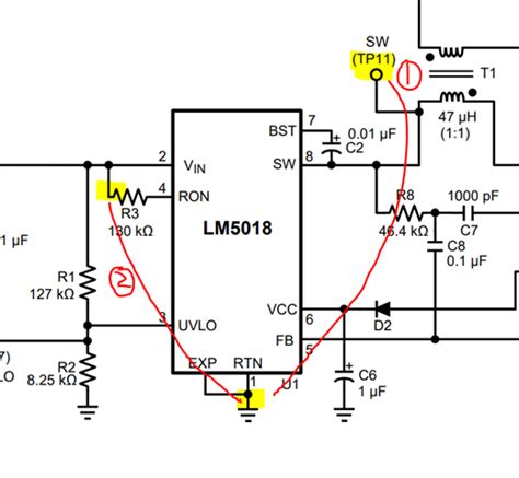 LM ISOEVAL SW Voltage Is Greater Than Input Voltage Power Management Forum Power