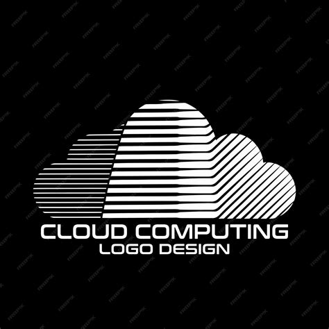 Premium Vector Cloud Computing Vector Logo Design