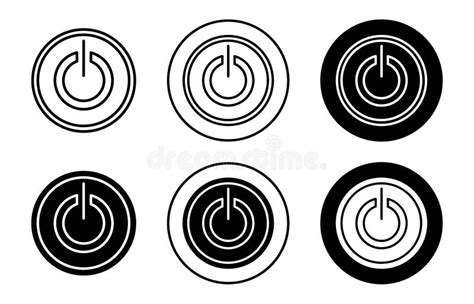 Car Ignition Icon Sign Set In Outline Style Graphics Design Stock Vector Illustration Of Lock