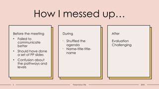 Toastmasters Speech One Memorable Night Pptx