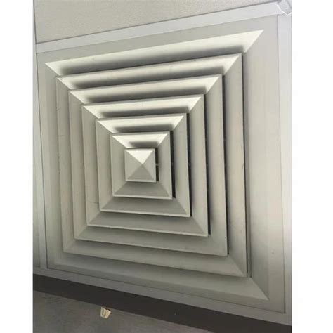 Aluminium Swirl Hvac Ceiling Diffuser Shape Square At ₹ 1250 Piece In Nichlaul