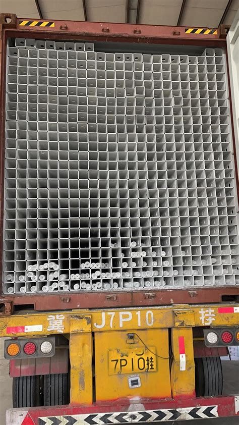 새로운 플라스틱 스퀘어 Pvc 파이프 수경법 75x50 직사각형 플라스틱 튜브