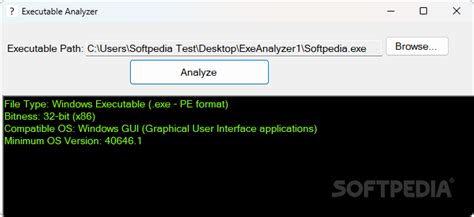 Executable Analyzer Download Softpedia
