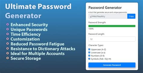 Ultimate Password Generator By Kodemart Codester