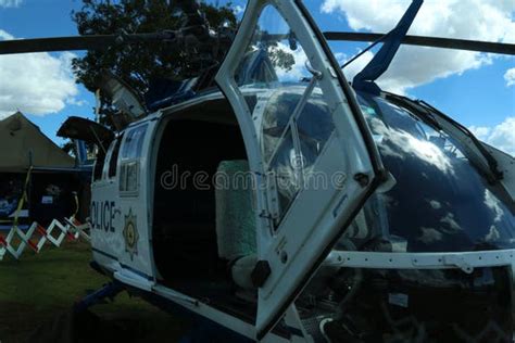 South African Police Helicopter Saps Editorial Image Image Of Africa