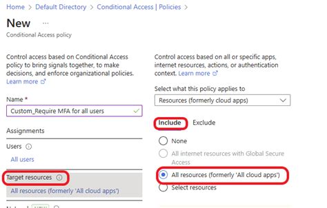 How To Configure A Conditional Access Policy To Enforce Multi Factor Authentication For All