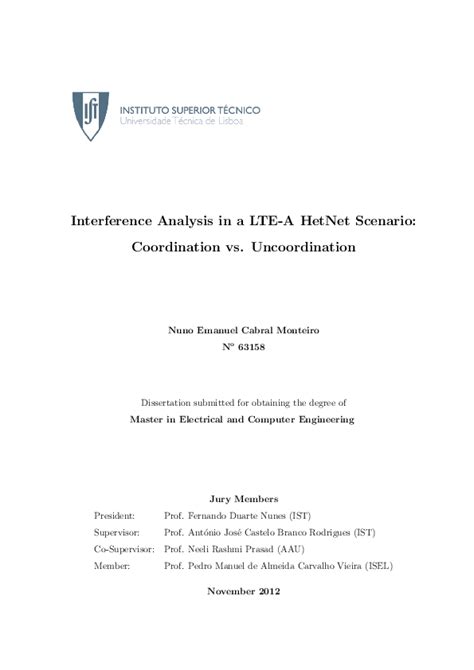 Pdf Interference Analysis In A Lte A Hetnet Scenario Coordination Vs