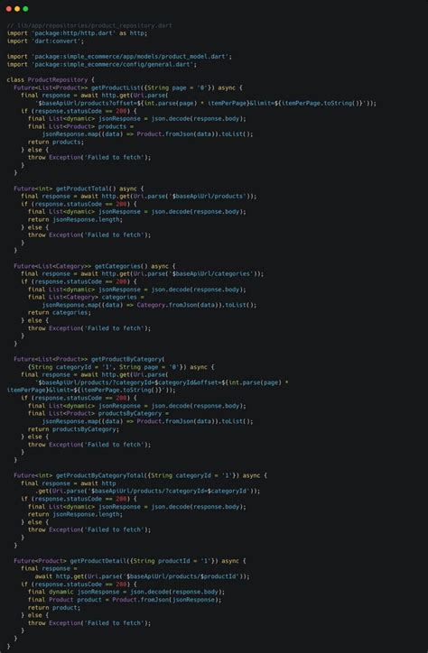 Developing A Simple E Commerce Mobile App With Flutter And Getx Using The