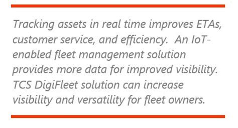 IoT Enabled Fleet Management For Visibility ARC Advisory
