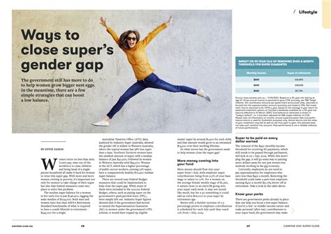 Super Gender Gap 2021 Super Guide Canstar