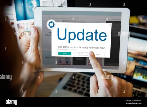 Update Window Popup Alert Concept Stock Photo Alamy
