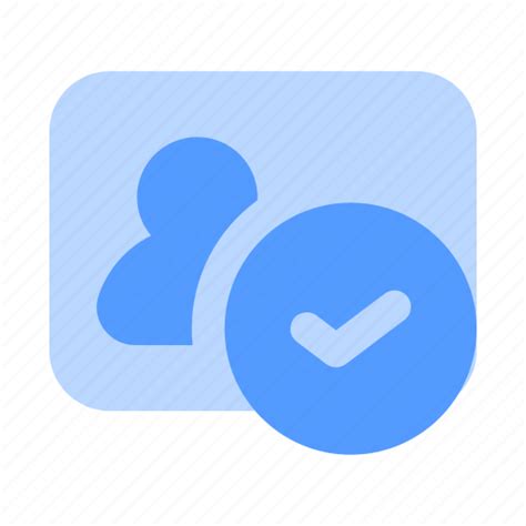 Id Card Verification Identification Pass Identity Icon Download