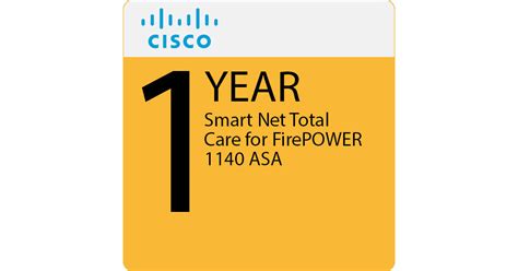Cisco 1 Year Smart Net Total Care For Firepower Con Snt Fpr1140a
