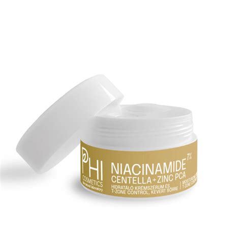 Крем за смесена мазна кожа с акне Niiacinamide 7 T Zone Control Cream Serum Phi Cosmetics