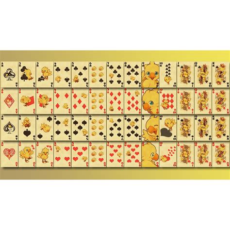 Square Enix Chocobo Playing Cards