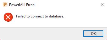 Failed To Connect To Database Is Displayed When Trying To Access The