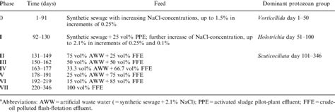 The Chosen Parameters Of The Adaptation Experiment Using Continuous