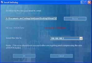 Sending A File Window Figure 16 Shows How The File Is Received On The Download Scientific
