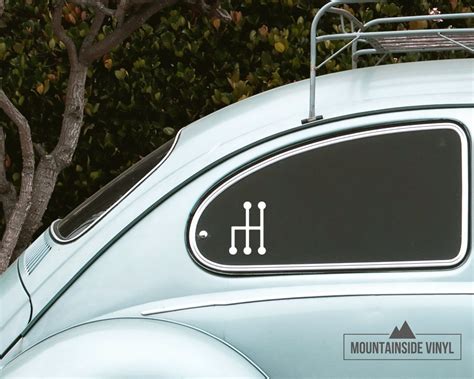 Shift Pattern Vinyl Decal Stick Shift Sticker Gear Shift Etsy