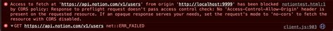 Cors Errors · Issue 386 · Makenotionnotion Sdk Js · Github