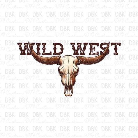 Wild West Dtf Transfer Dbk Custom Creations