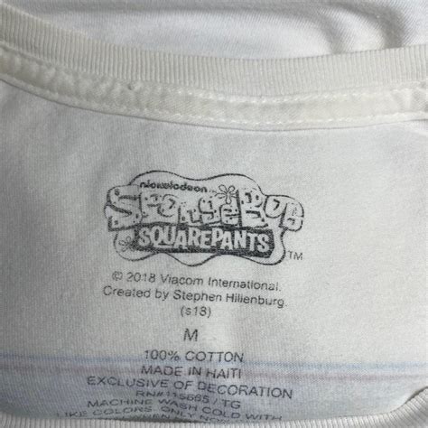 Spongebob Squarepants The Krusty Krab Uniform Nickelodeon Tee Mens