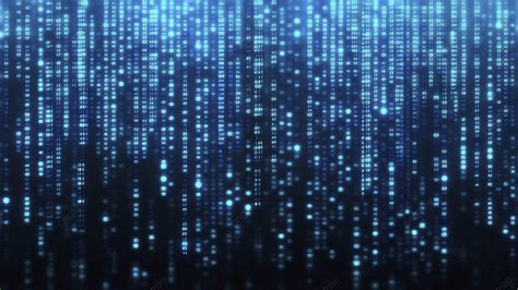 abstract blue digital background with glowing data points and binary code patterns digital