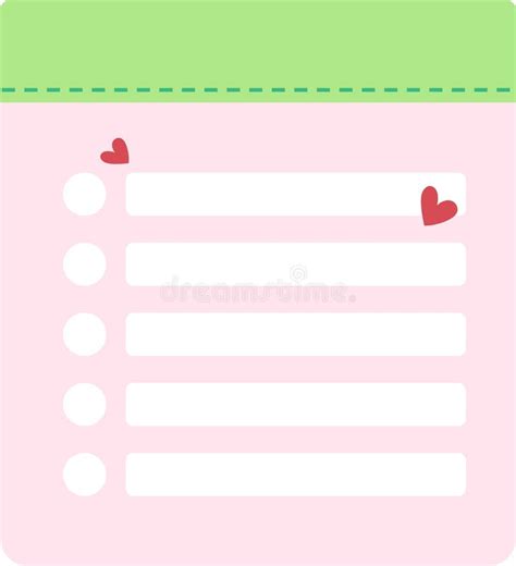 Cartoon Notebook Sheet Stock Vector Illustration Of Babe 365066183