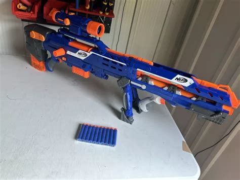 Nerf Gun Elite Longshot Cs 6 Sniper Shotgun Rifle £2000 Picclick Uk