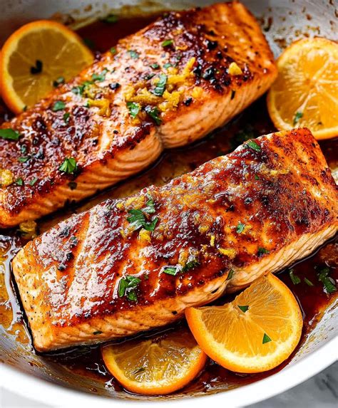 Pan Fried Orange Salmon Recipe Recipe Vibe