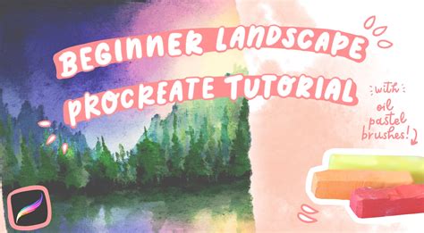 Beginner Procreate Landscape Tutorial Wooly Pronto