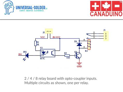 Understanding The Schematic Of An Arduino Relay Module
