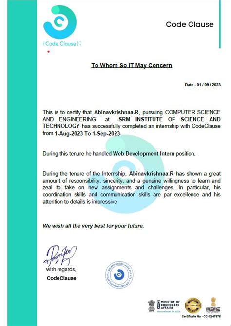 Abinavkrishnaa R On Linkedin Codeclause Webdevelopment Frontenddeveloper Internship