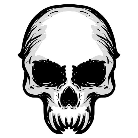 Skull Head Art Illustration 25265110 Vector Art At Vecteezy