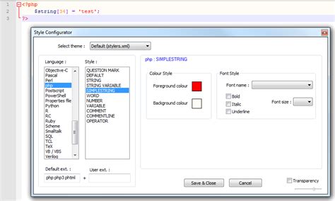 How To Change Color Of A Php String In Notepad Super User