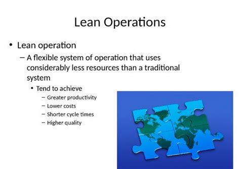 Manufacturing Ppt Chapter Jit Lean Operations