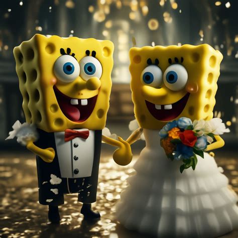Spongebob Wedding 60 Photos