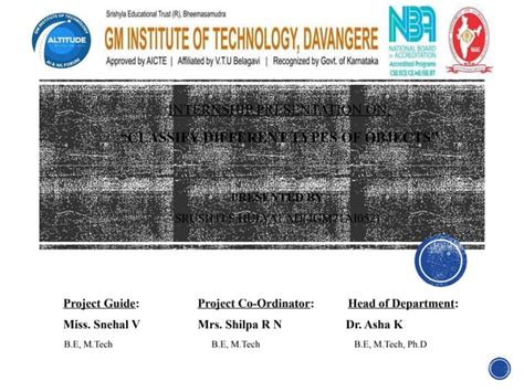 Object Classification Mini Project Pptx