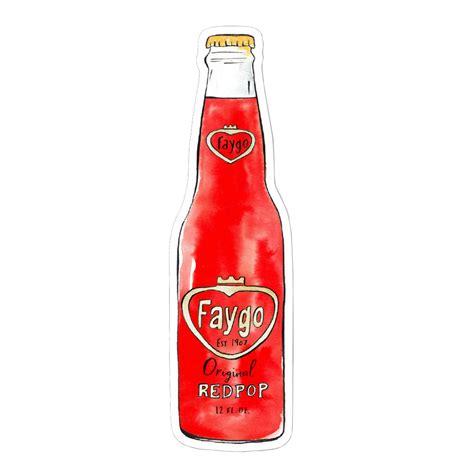 Faygo Red Pop Sticker City Bird
